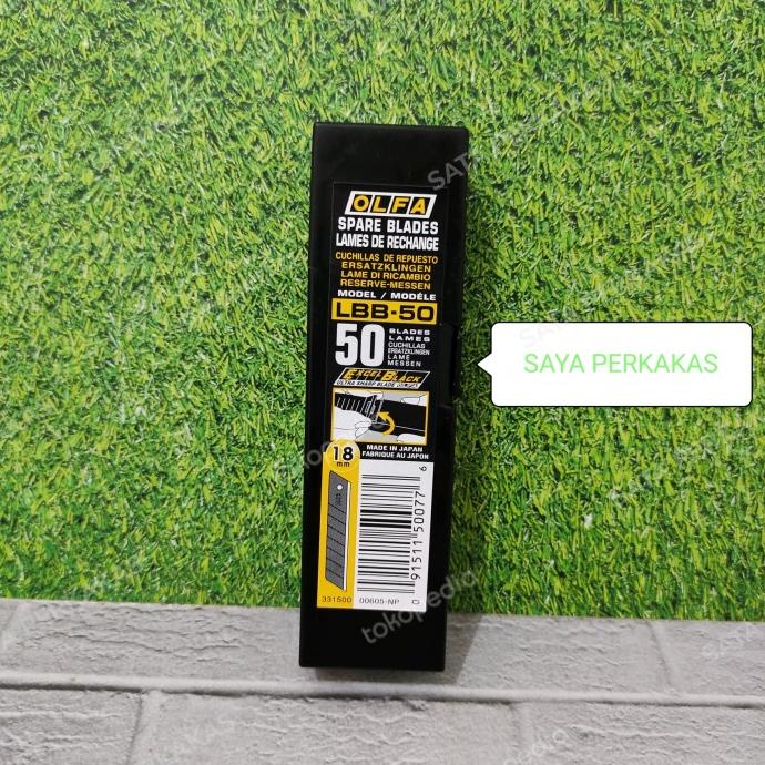 Jual Olfa Refill Cutter 18mm Spare Blade LBB-50 isi 50 Pcs | Shopee Indonesia
