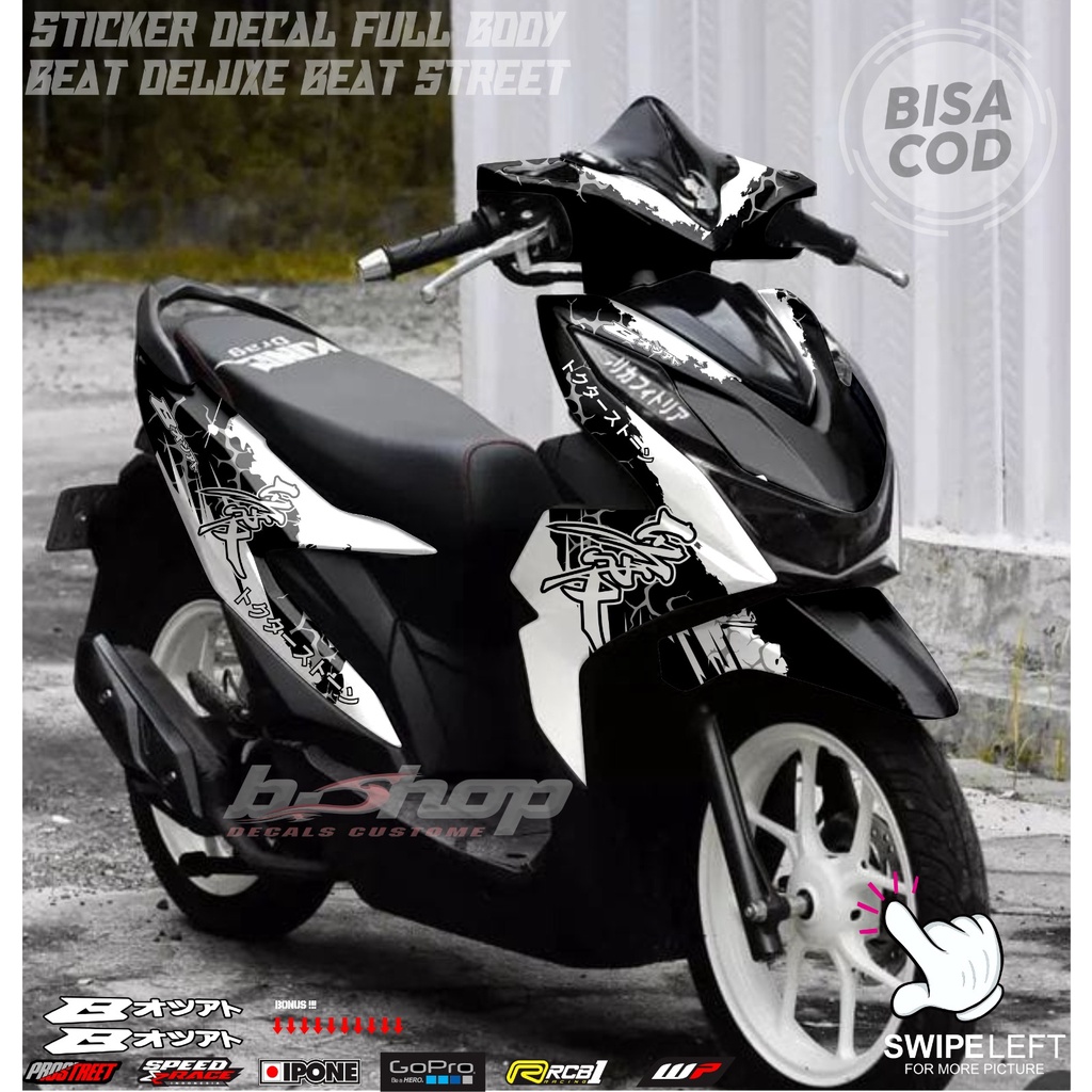 Jual Decal sticker beat deluxe fullbody variasi grafis kanji jepang ...