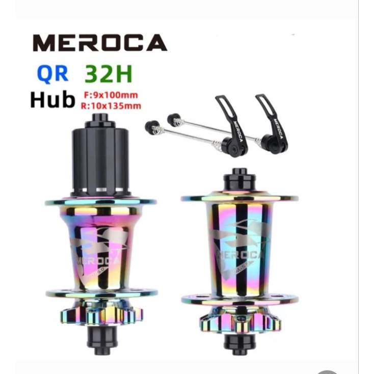 Jual Meroca Hub Freehub QR Quick Release Hub Sepeda 5+2 Bearing 6 Pawl ...