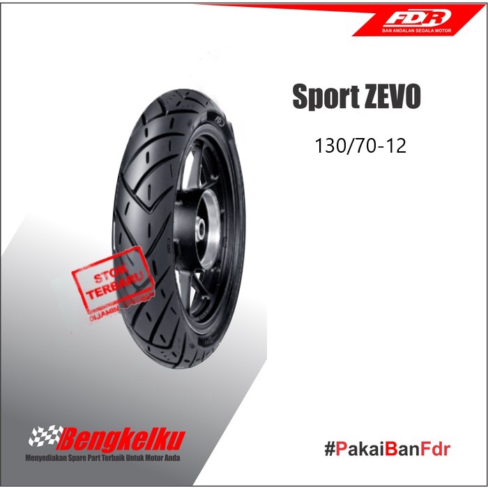 Jual Paket Ban FDR Tubeless Ring 12 SPORT ZEVO Ultimate 120/70-12 & 130 ...