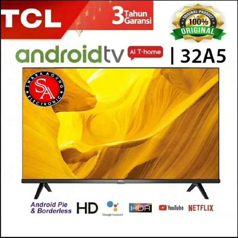 Jual Led Digital Android TV 32 Inch TCL Type: 32A5+ (Khusus Daerah Medan) | Shopee Indonesia
