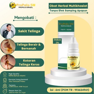 Jual PROPOLIS SM - Obat Herbal Sakit Telinga Curek Congek Menahun, Obat ...