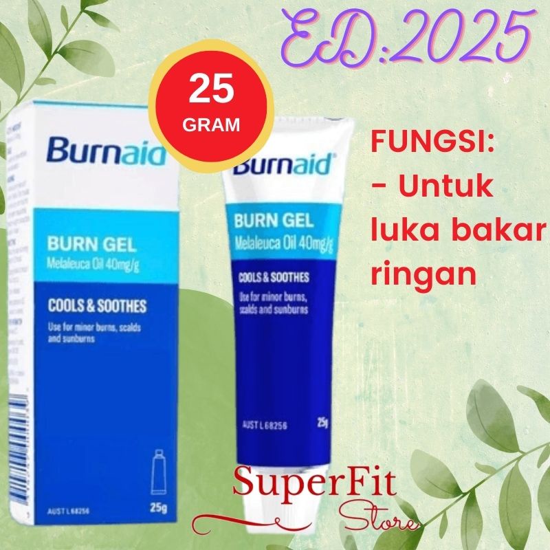 Jual Burnaid Burn Gel 25 gram / Untuk Luka Bakar Ringan | Shopee Indonesia