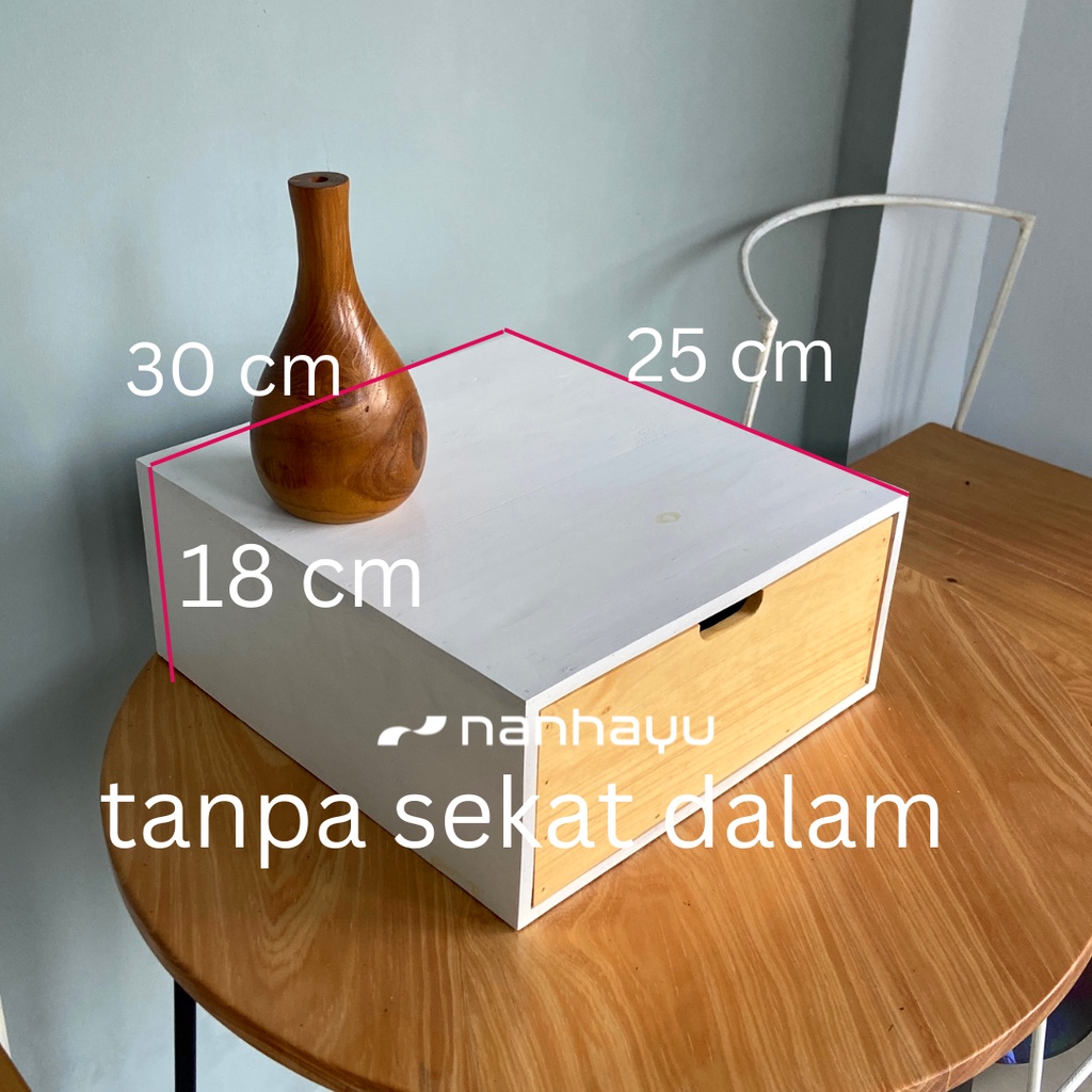 Jual CUSTOM laci POLO3 30x25x18 ukuran dalam tanpa sekat | Shopee Indonesia