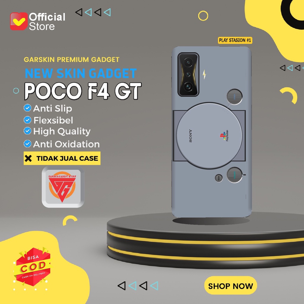 Jual Garskin POCO F3 F4 F4 GT Skin Premium Motif PlayStasion | Shopee ...
