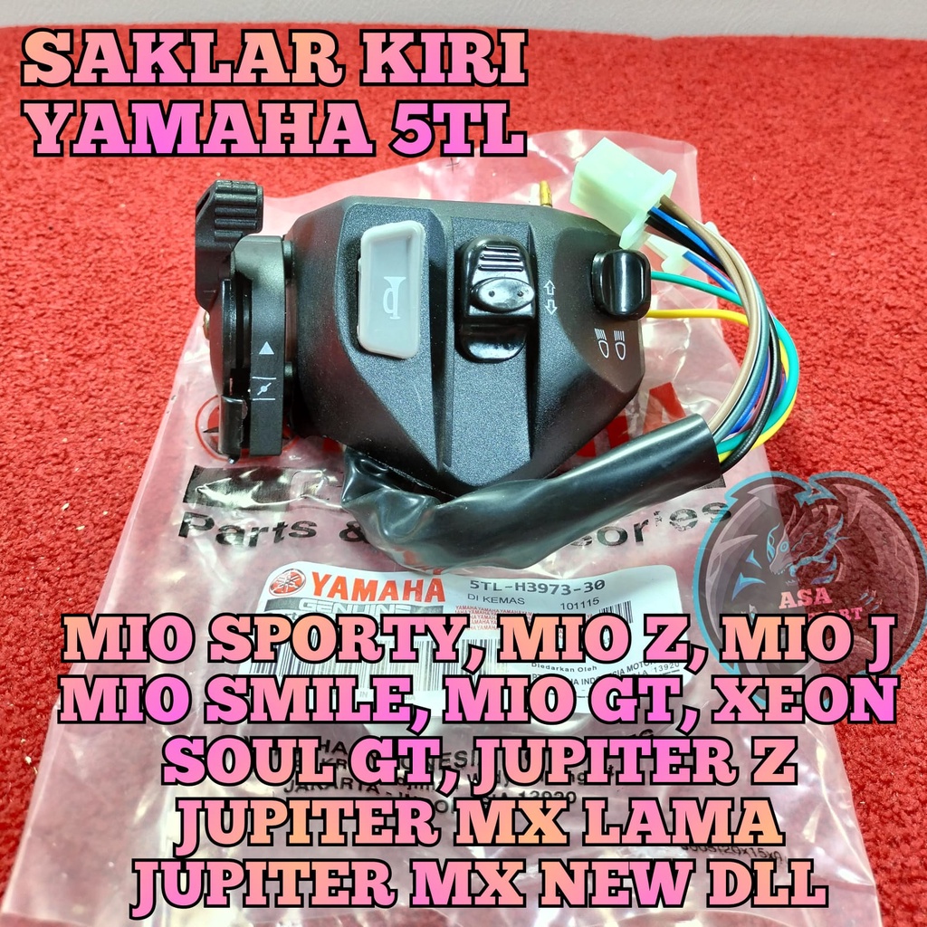 Jual SAKLAR KIRI motor YAMAHA 5TL MIO SMILE , MIO SPORTY , MIO Z , MIO ...