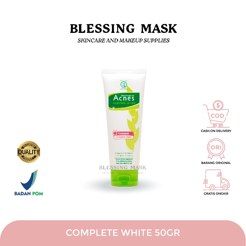 Jual Acnes Creamy Wash | Complete White | Oil Control | Foaming Wash ...