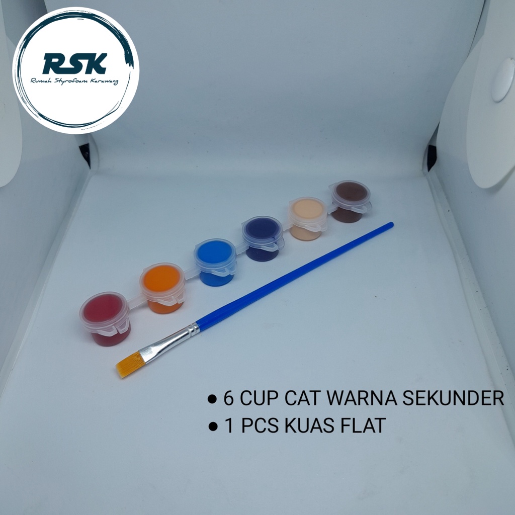 Jual Paket Lukis Cat Akrilik Cat Styrofoam Cat Gypsum Cat Mewarnai ... Jual Paket Lukis Cat Akrilik Cat Styrofoam Cat Gypsum Cat Mewarnai ...