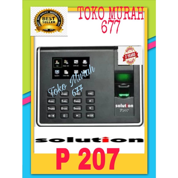 Jual Mesin absen Solution P207 | Shopee Indonesia