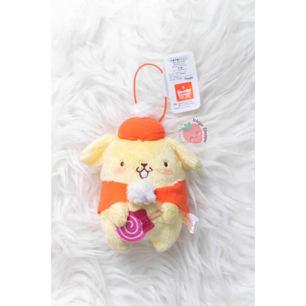 Jual Sanrio Pompompurin Holiday Mascot Orange Plush Doll Strap FURYU ...