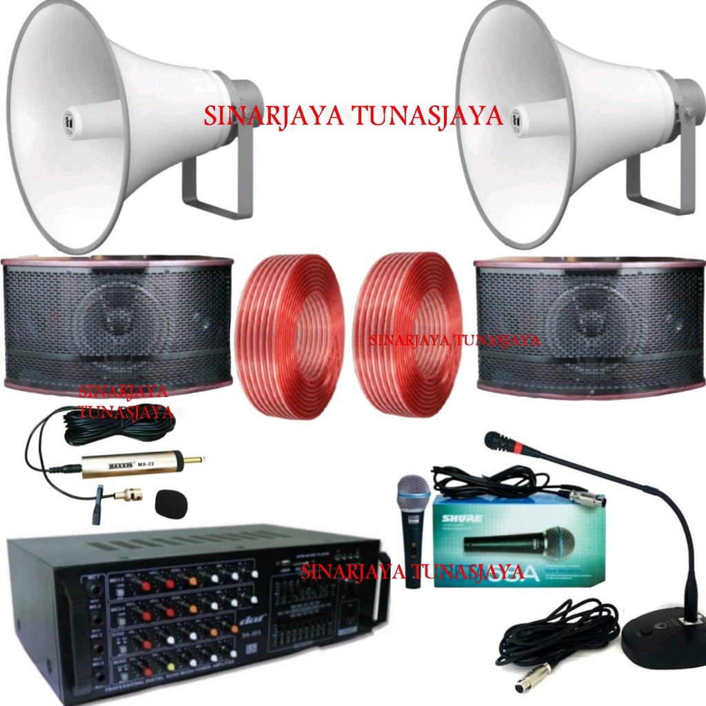 Jual PAKET SOUND SYSTEM TOA MASJID SPEAKER LUAR DAN DALAM PAKET TOA ...