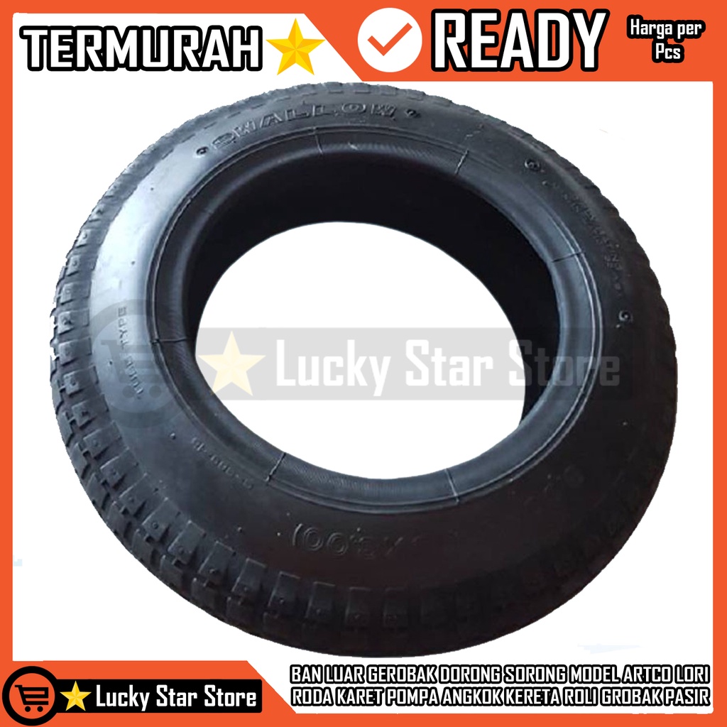 Jual BAN LUAR GEROBAK PASIR DORONG SORONG LORI RODA REFILL KERETA ...