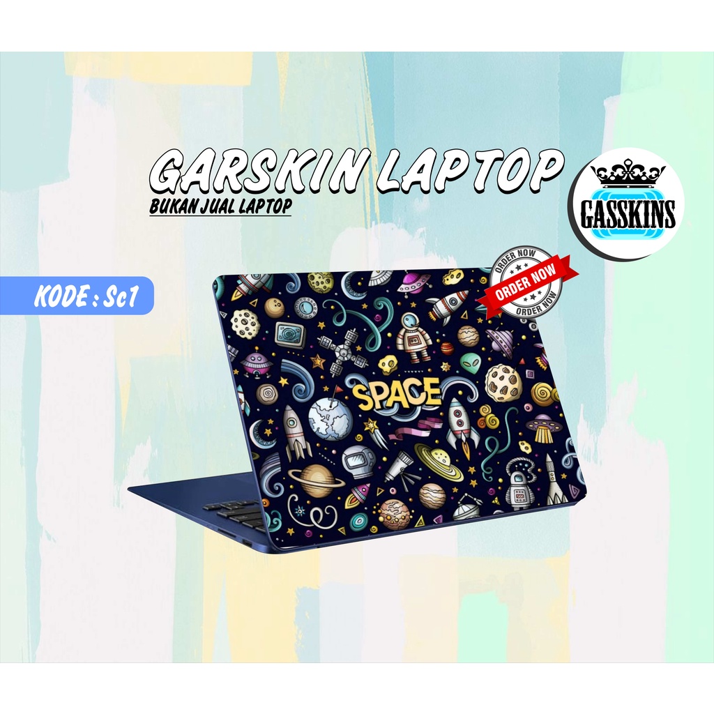 Jual GARSKIN LAPTOP SPACE CARTOON (BISA CUSTOM GAMBAR) | Shopee Indonesia