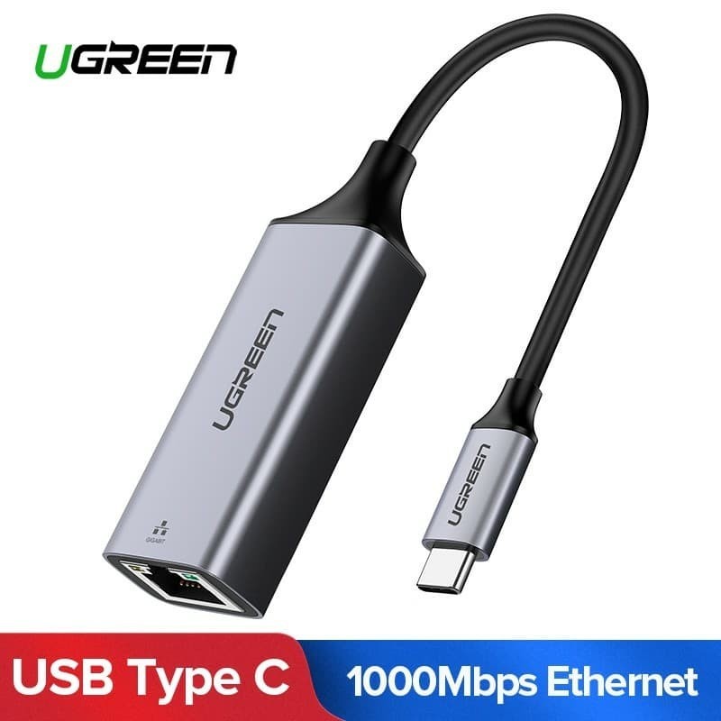 Jual UGREEN Ethernet Adapter USB C 3.0 Gigabit (Alloy) - CM199 PN 50737 ...