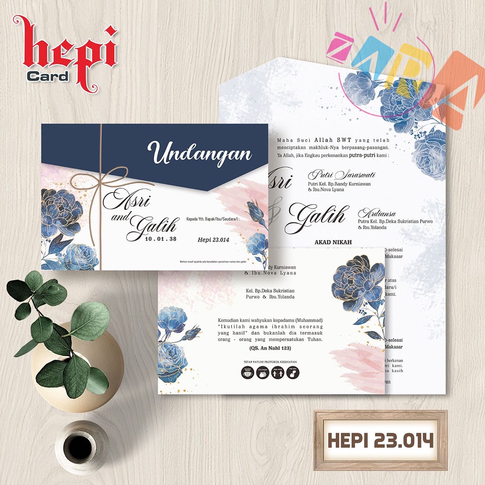 Jual Blangko Undangan Hepi 23.014 Harga Murah Grosir (produk tidak ...