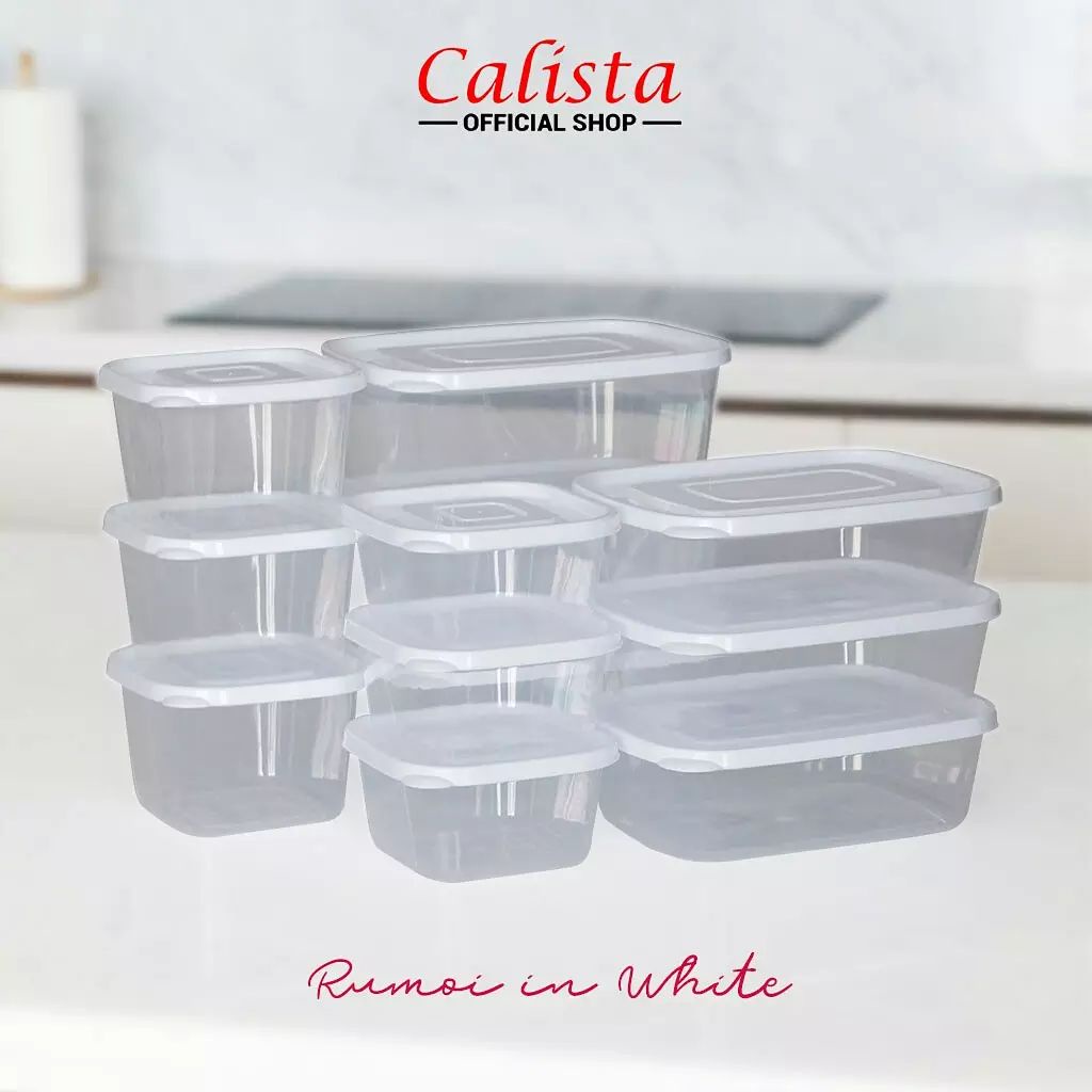 Jual FOOD CONTAINER/KONTAINER/PREP TOPLES PLASTIK CALISTA RUMOI BENING ...