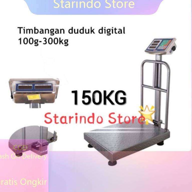Jual BOOMING Timbangan duduk digital itas 150kg/ Electrik platform scale 150kg | Shopee Indonesia