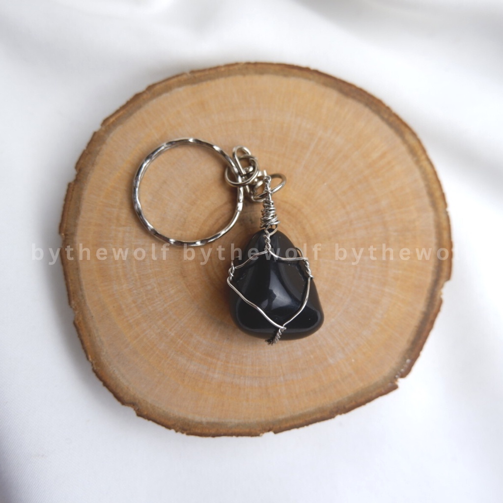 Jual Crystal Keychain - Gantungan Kunci Batu Alam | Shopee Indonesia
