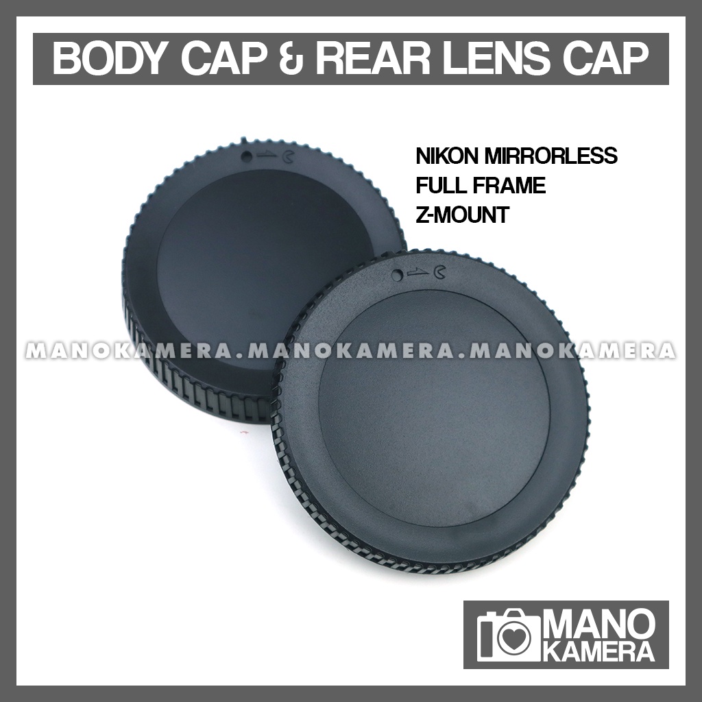 Jual Body Cap & Rear Lens Cap NIKON Z MIRORRLESS Tutup Body Lensa ...