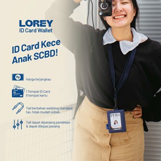 Jual Wallts Lorey - Lanyard Name Tag Id Card Pria Wanita | Shopee Indonesia