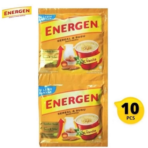 Jual ENERGEN Sereal dan Susu RENCENG 10Pcs KURMA, Coklat, Vanila, Jahe ...
