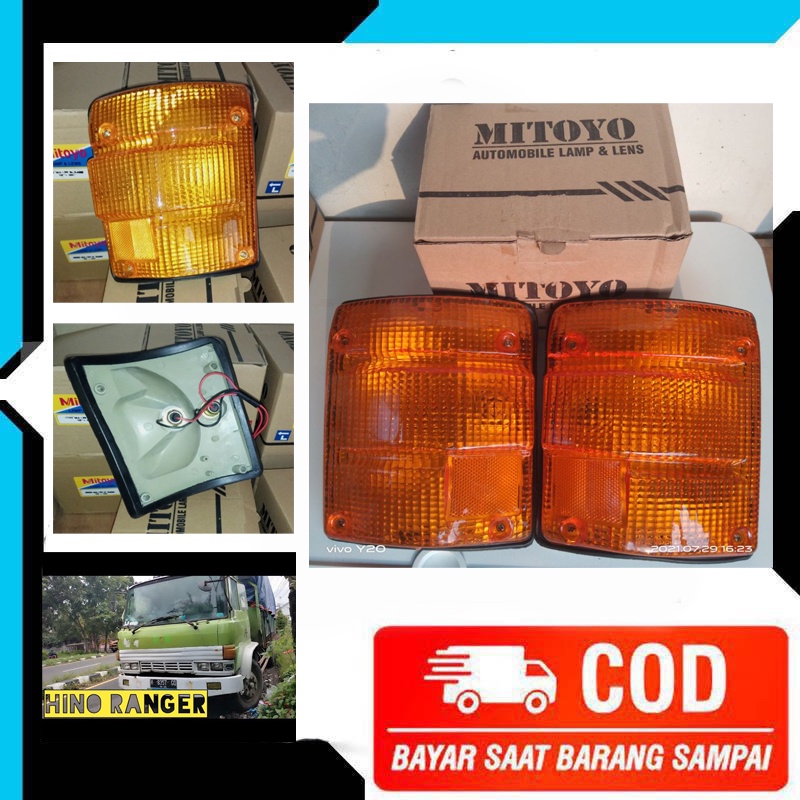 Jual LAMPU SEN MOBIL HINO RANGER JUMBO EM100 SIGN | Shopee Indonesia
