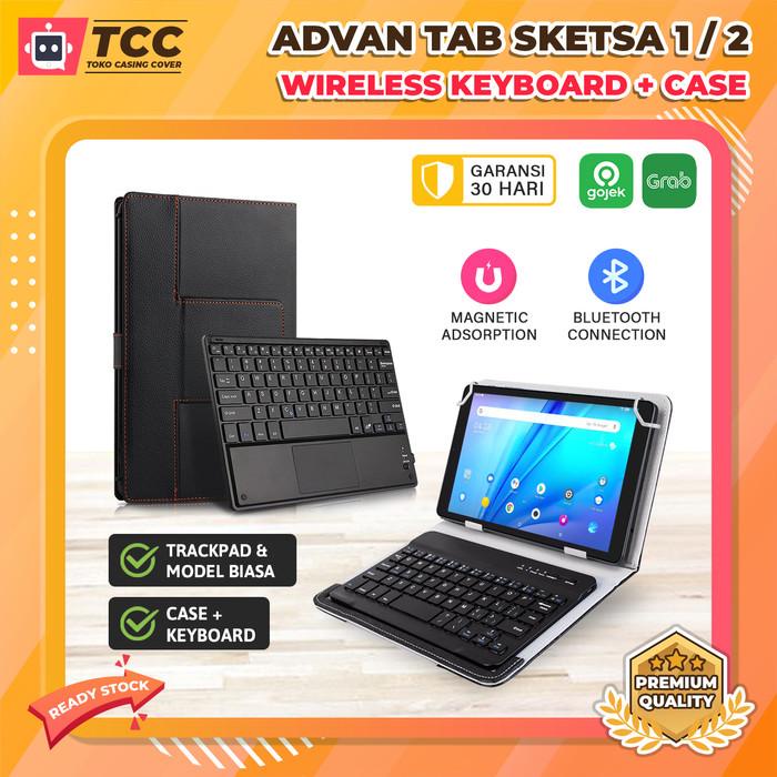 Jual Advan Tab Sketsa 1 2 10.1 inch Bluetooth Keyboard Case Casing ...