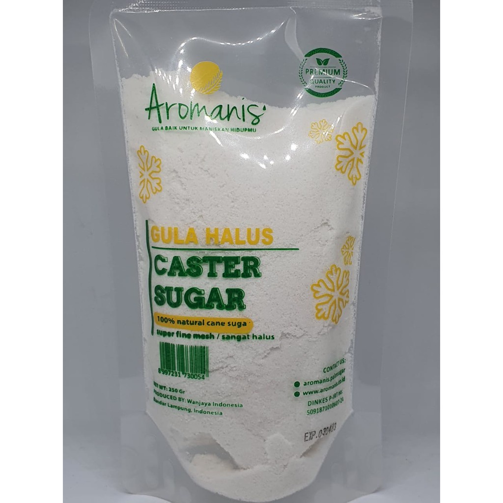 Jual AROMANIS GULA KASTOR / CASTOR SUGAR / CASTER SUGAR / GULA PASIR ...