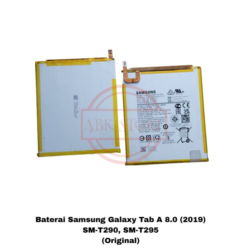 Jual BATERAI BATTERY SAMSUNG FOR TAB A 8.0 (2019) SM-T295 / SM-T290 | Shopee Indonesia
