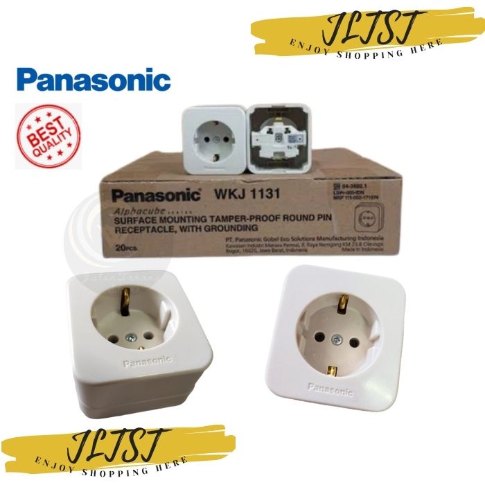 Jual Colokan Listrik Panasonic Stop Kontak Arde 1 Lubang Tempel Outbow ...