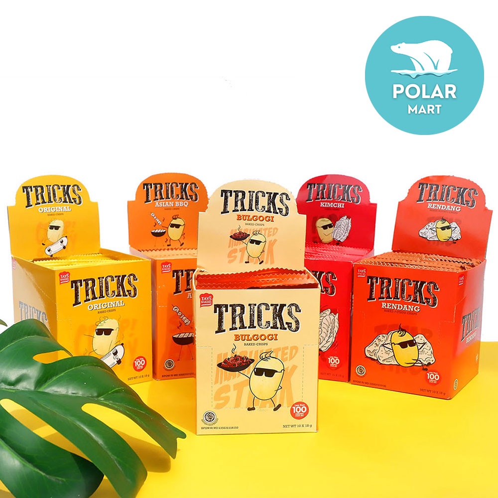 Jual Tricks Baked Crisps Kentang Snack Rasa Original / Asian BBQ ...