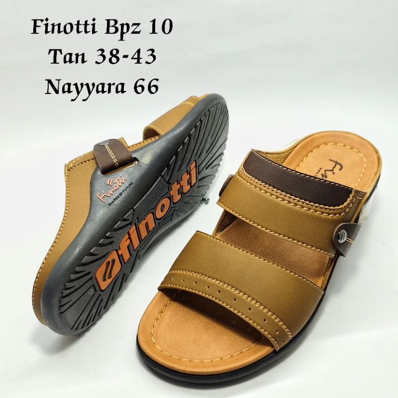 Jual SANDAL SLIDE FINOTTI SANDAL KULIT PRIA SANDAL CASUAL PRIA BPZ 10 | Shopee Indonesia