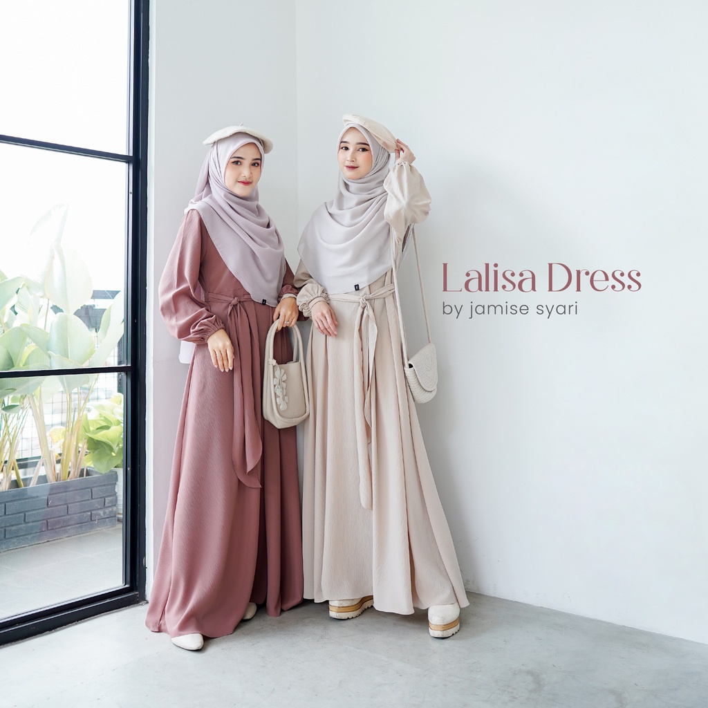 Jual JAMISE SYARI - Lalisa Dress Syari Pakaian Muslim Daily Dress ...