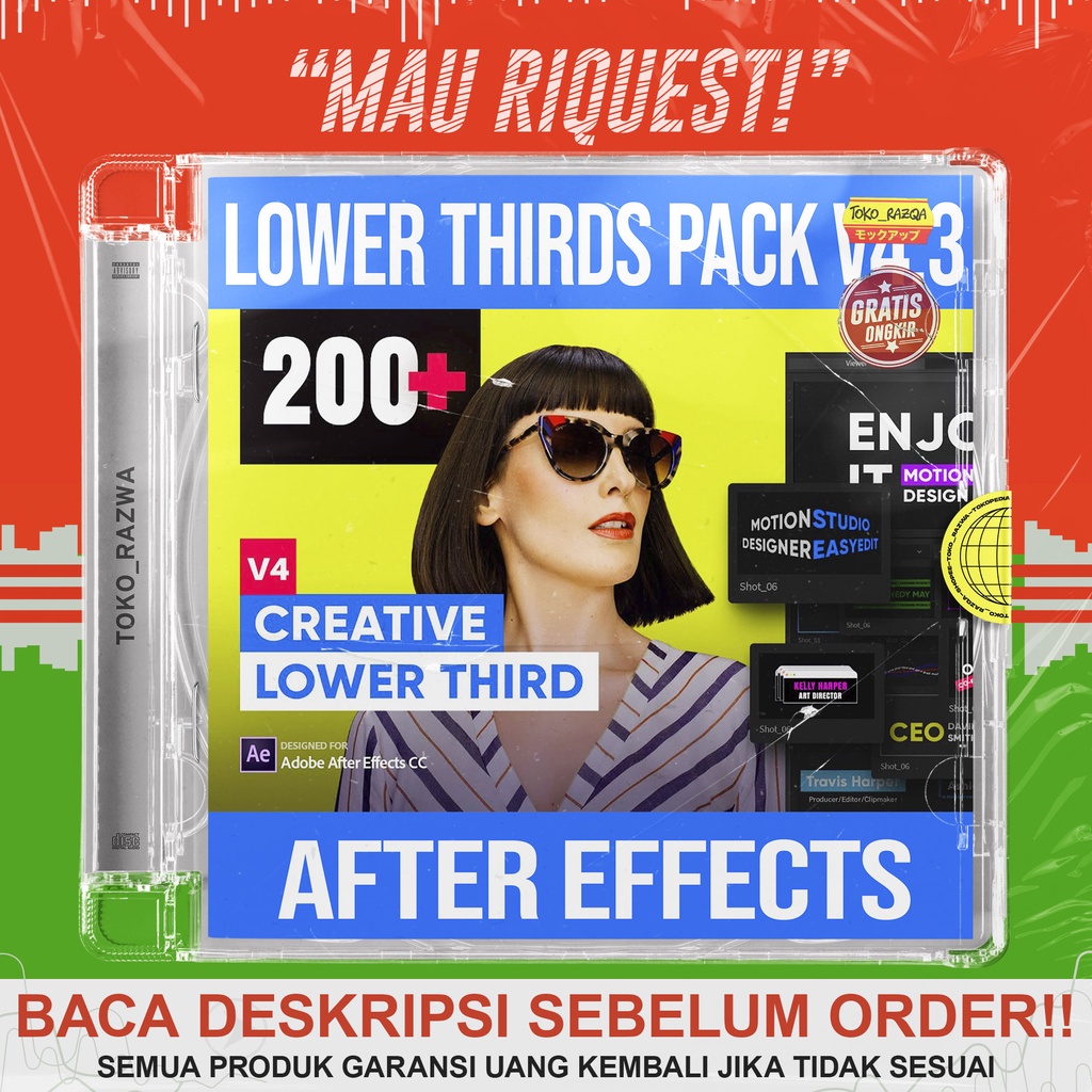 Jual EasyEdit Viewer Lower Thirds Pack v4.3 for After Effects Extension ...