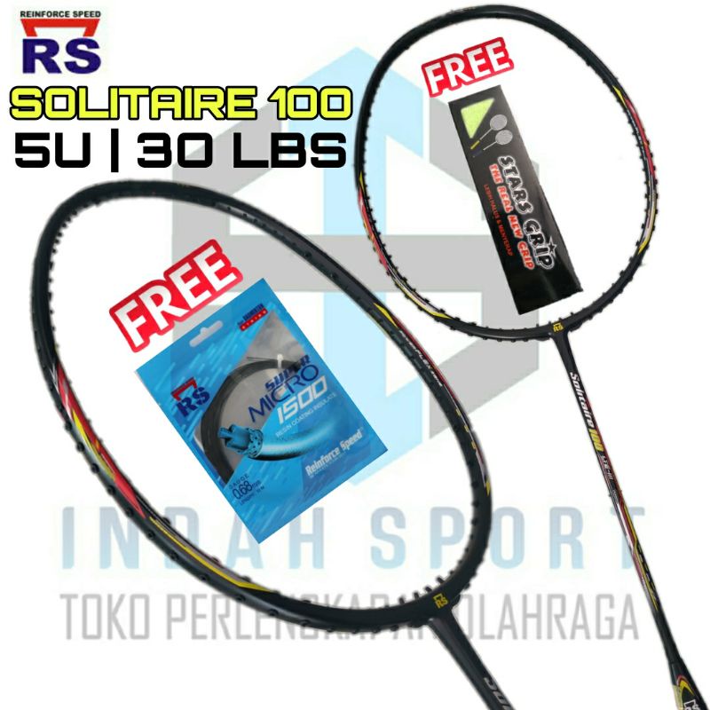 Jual Raket RS Solitaire 100 / 300 / 600 - 100% Original | Shopee Indonesia