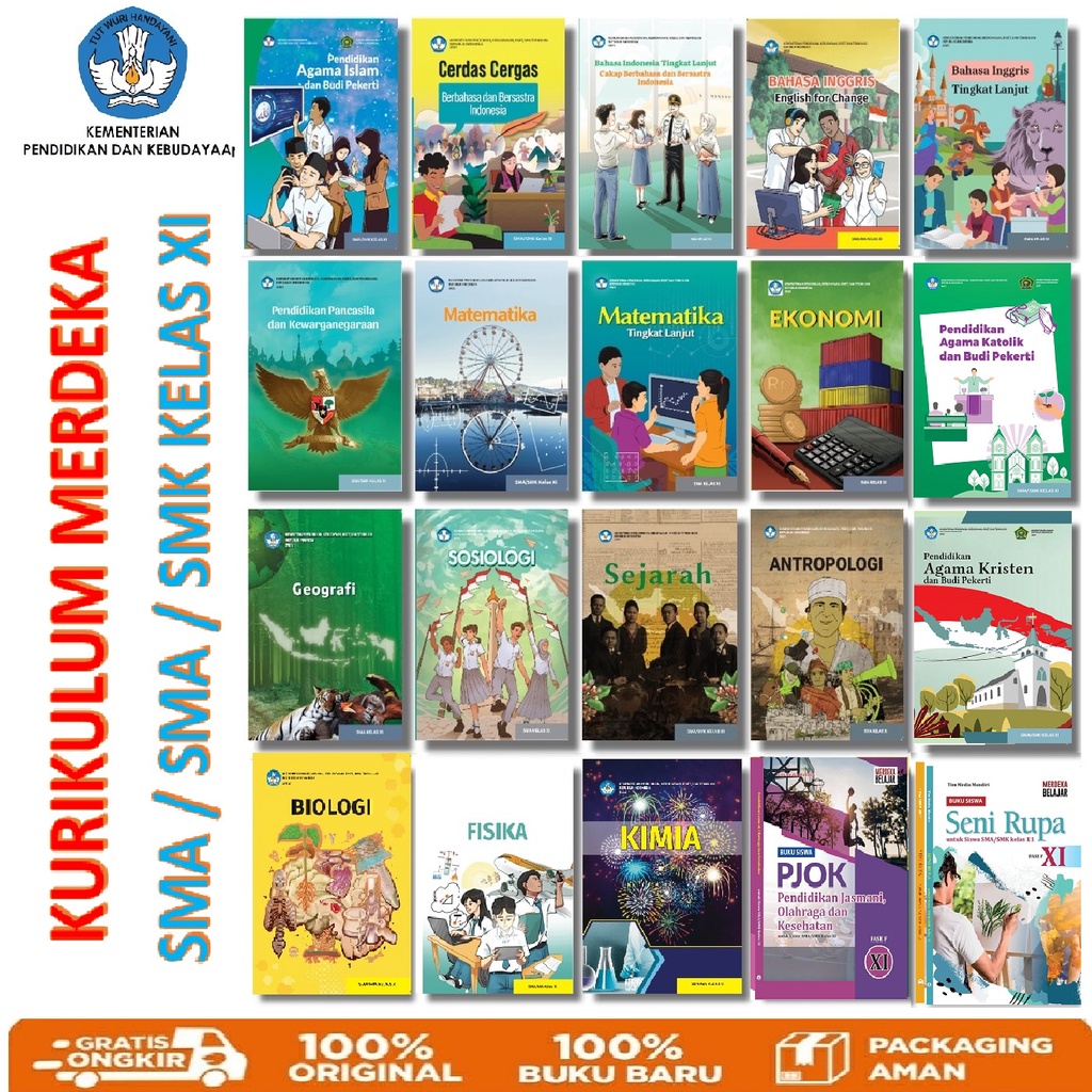 Jual Buku Siswa SMA Kelas 11 Kurikulum Merdeka SMA / SMK / MA Kelas XI ...