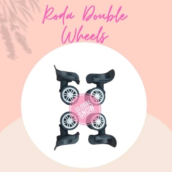 Jual Roda Koper Double Wheel ABS utk Uk. Koper 16,17,18, 20, 22, 24, 28 ...