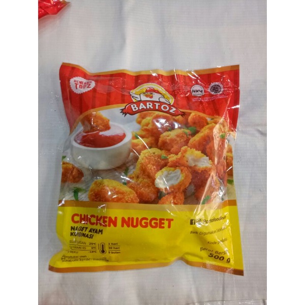 Jual Bartoz chicken naget 500gr/naget frozen | Shopee Indonesia