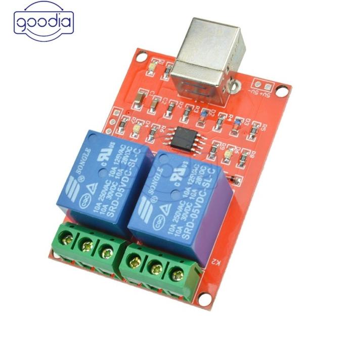 Jual Fast/Cod Control 5V Usb Relay 2 Channel Programmable Untuk Smart ...