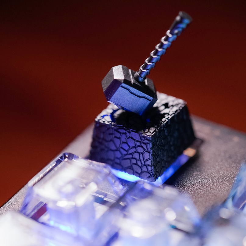 Jual Keycaps Artisan Hammer Metal Keycap Mechanical Keyboard | Shopee ...