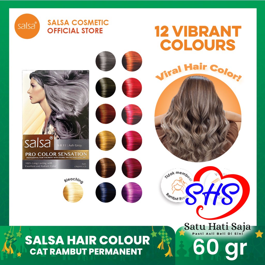 Jual SALSA PEWARNA RAMBUT / SEMIR RAMBUT / HAIR COLOR | Shopee Indonesia