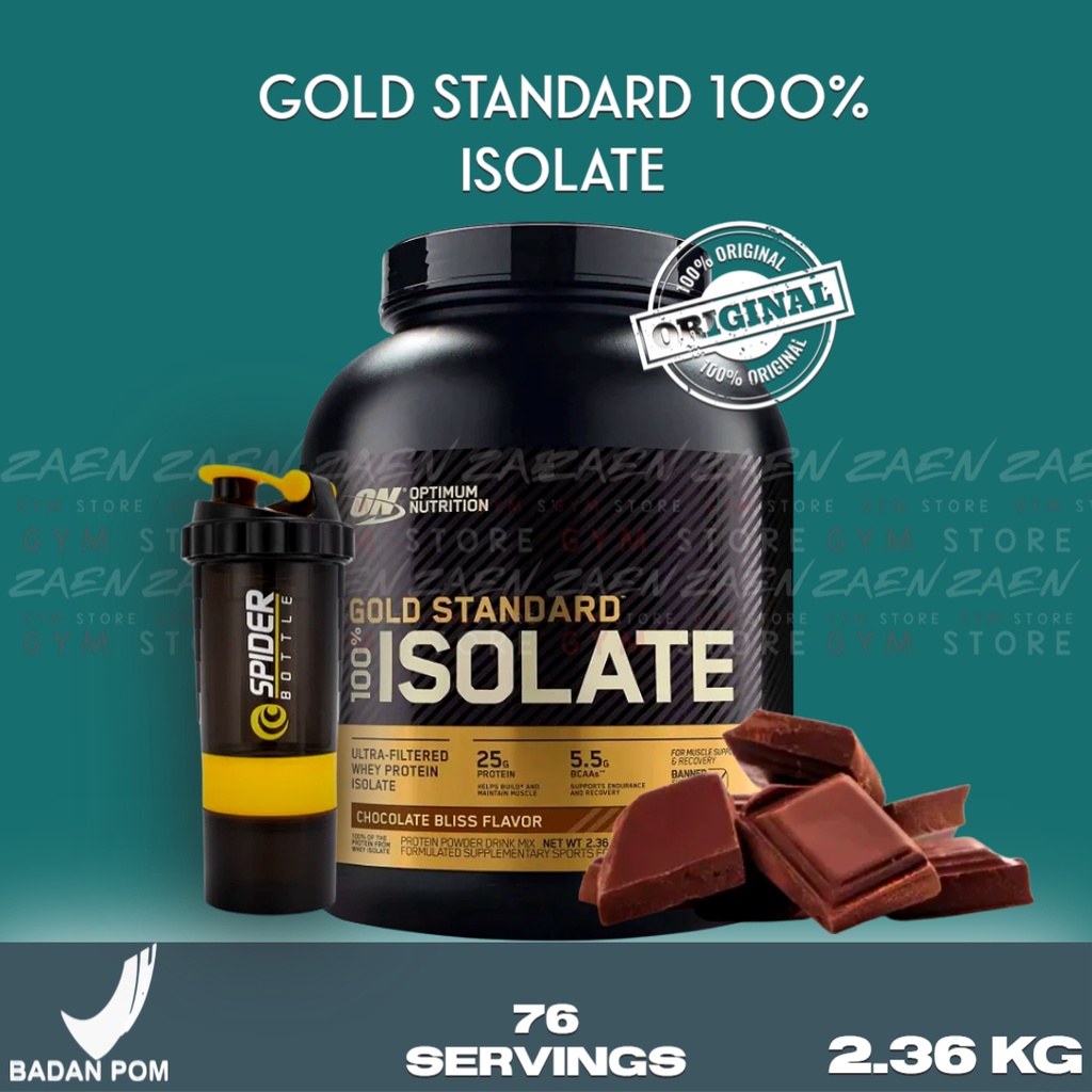 Jual ON Gold Standard 100% Isolate 5 Lbs Whey Protein Isolate BPOM ...