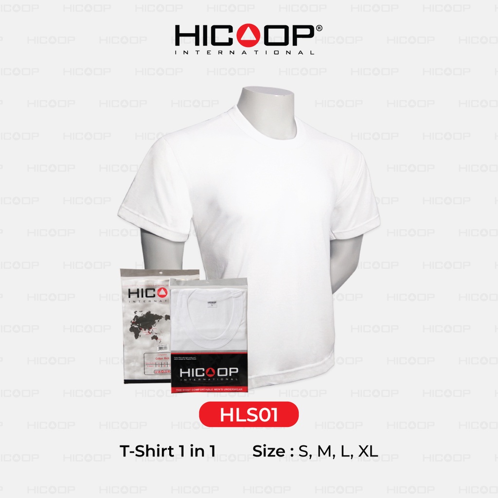 Jual Hicoop Kaos Pria Oblong HLS01 | Shopee Indonesia