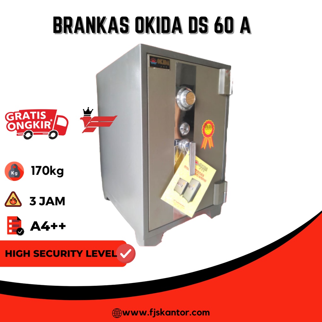 Jual BRANKAS TAHAN API - OKIDA DS 60 A | Shopee Indonesia