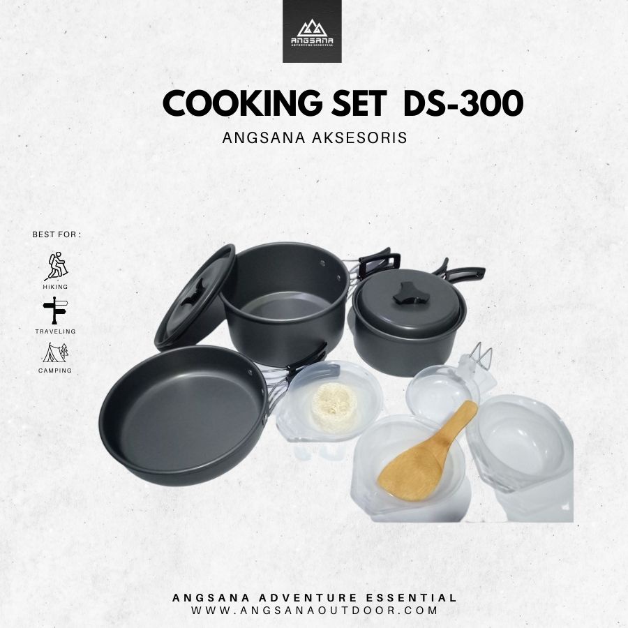Jual Ultralight Cooking Set Outdoor DS-300 Series | Shopee Indonesia