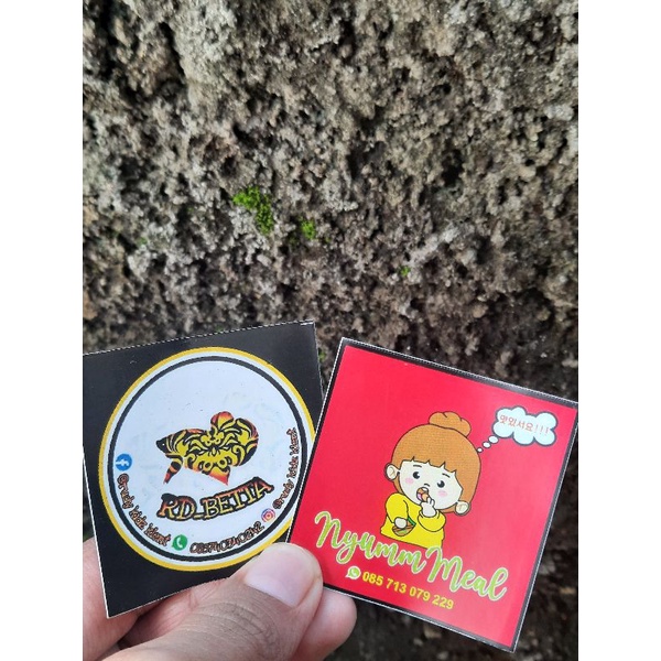 Jual stiker logo, label stiker | Shopee Indonesia