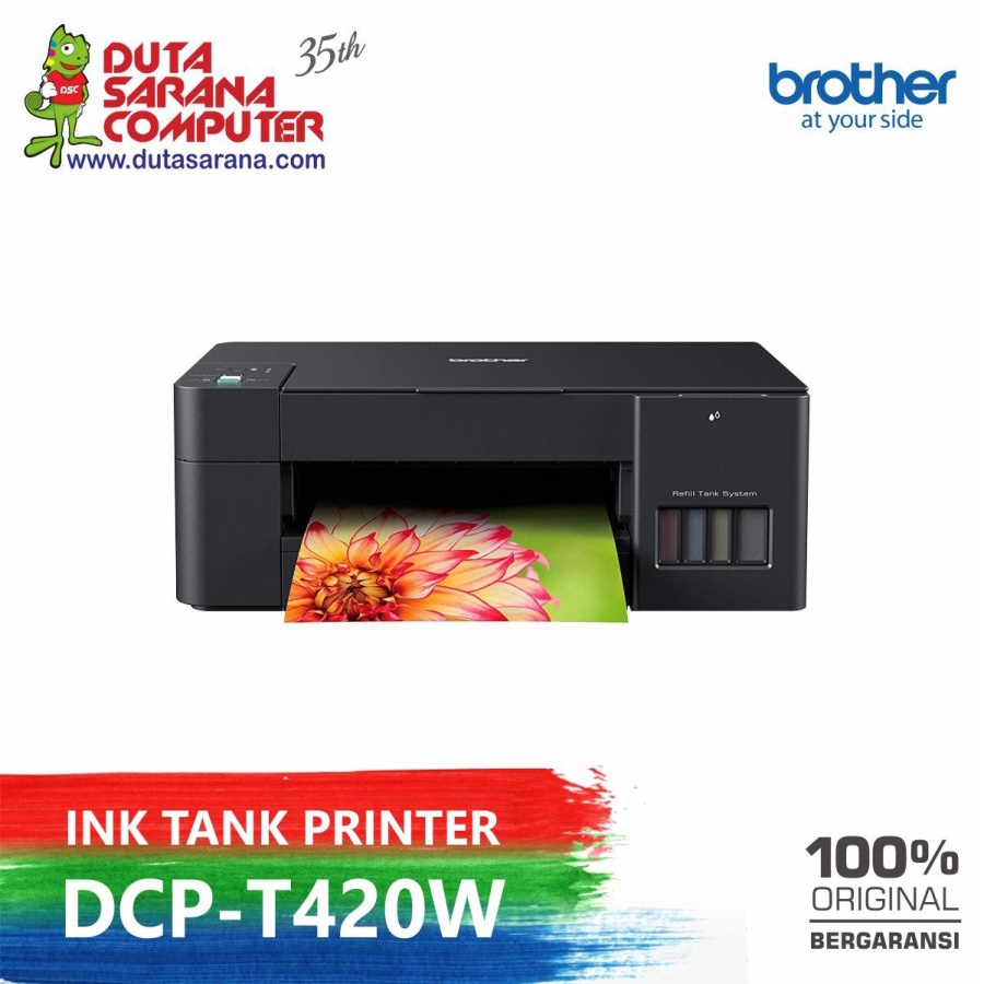 Jual PRINTER BROTHER DCP-T420W T420 Inkjet AIO Print Scan Copy Wifi Garansi Resmi 3 Tahun MURAH ...