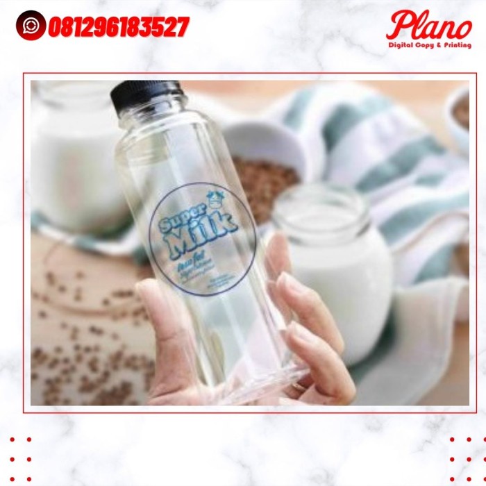 Jual Cetak Sticker Label Branding Kemasan Botol Minuman Kopi Teh ...