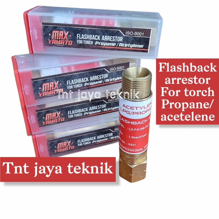 Jual Flashback Arrestor For Torch Propane / Acetylene Max Yamato ...