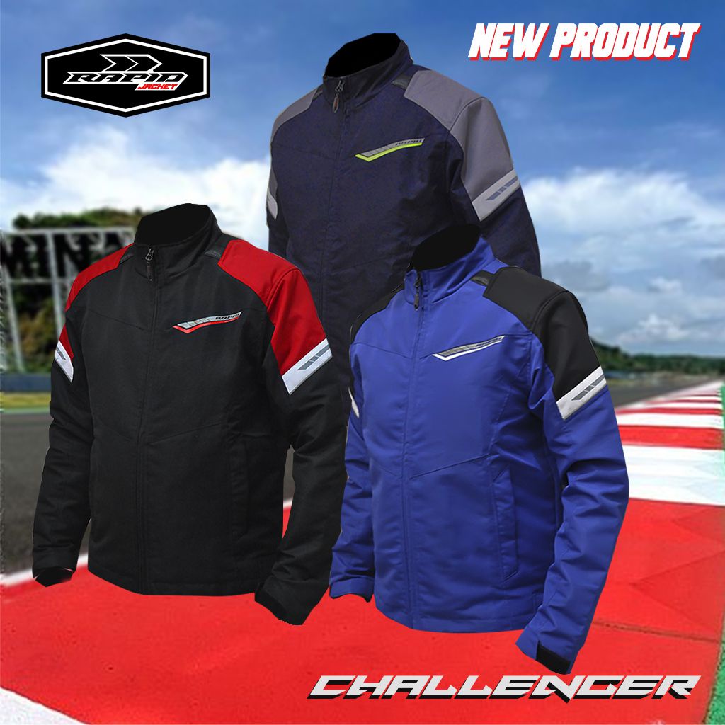 Jual Jaket motor pria anti angin dan air RAPID CHALLENGER jacket ...